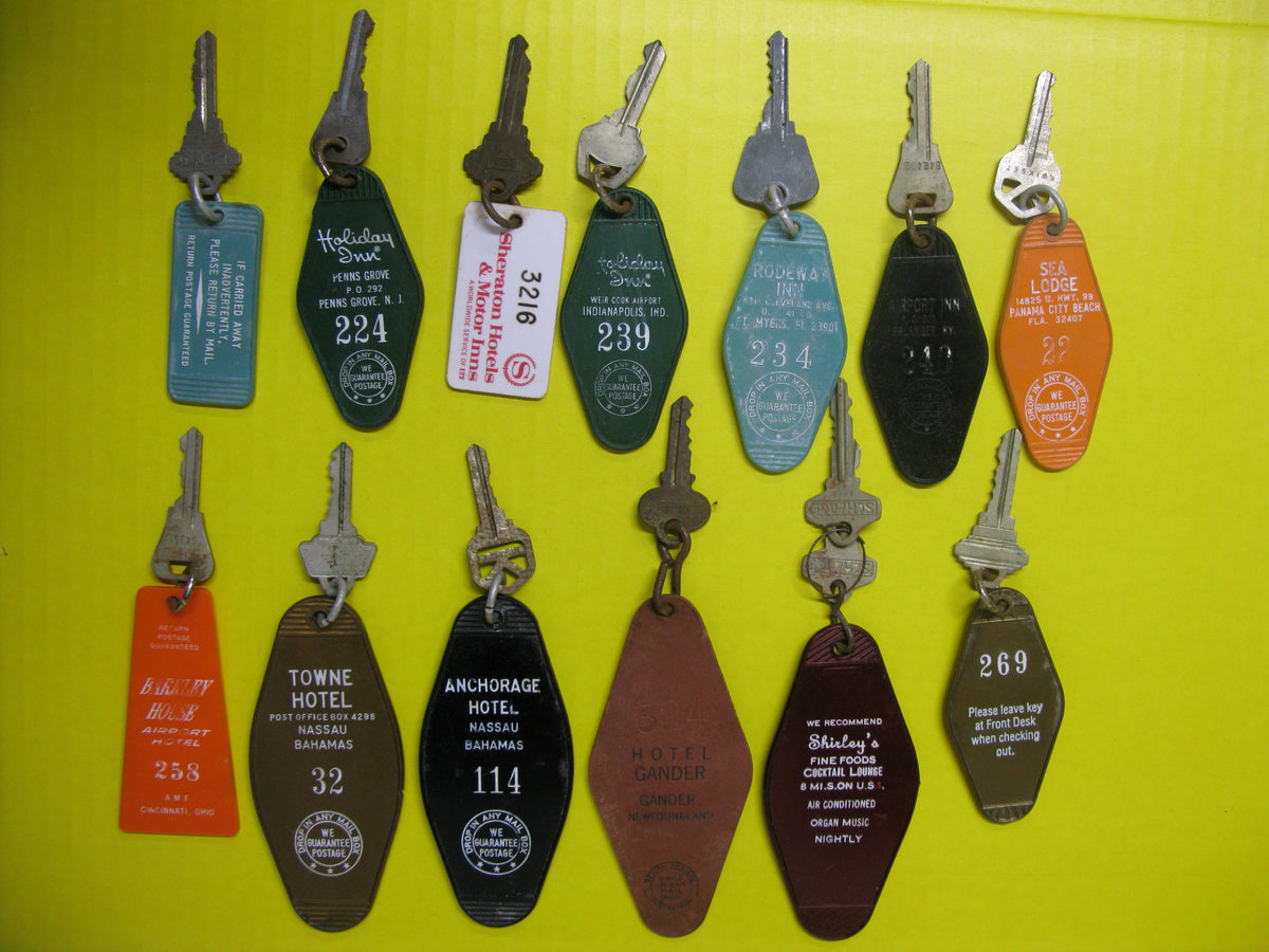 Old Hotel Keys — The Pop Culture Antique Museum