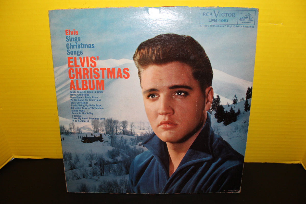 Elvis' Christmas Album Vinyl Record — The Pop Culture Antique Museum