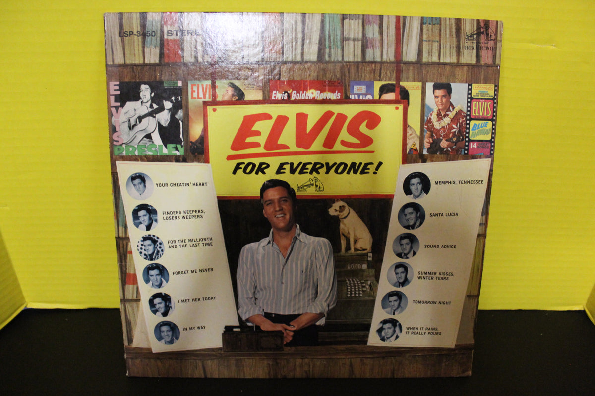 Elvis-For Everyone! Vinyl Record — The Pop Culture Antique Museum
