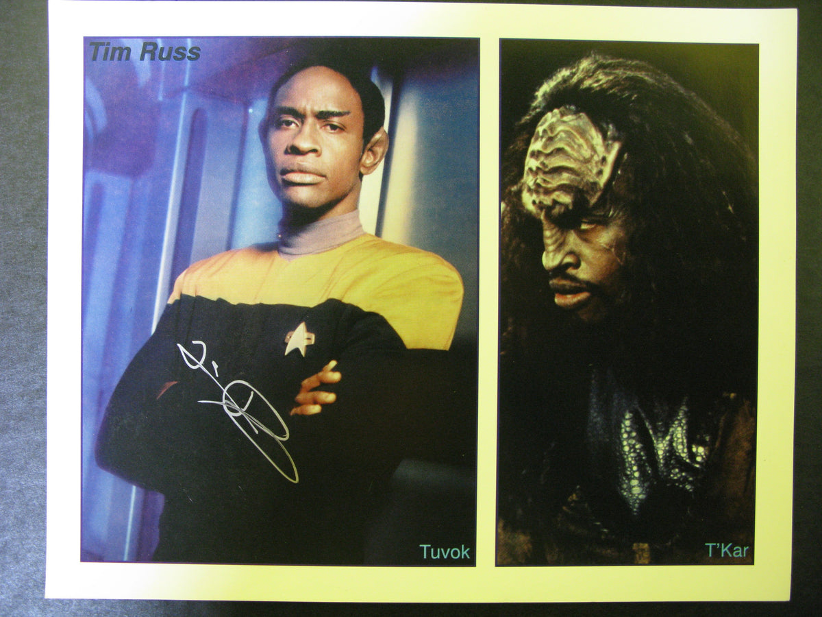 Star Trek Tim Russ "Tuvok" Signed Autographed Photo — The Pop Culture ...