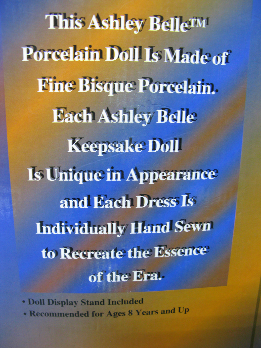 Ashley Belle Collection Porcelain Doll — The Pop Culture Antique Museum